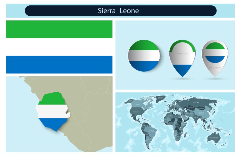 Political infographics made from maps and flags Vector Image