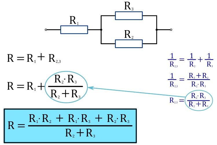 Diagram of series connection three capacitors Vector Image