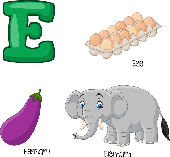 Letter E Cartoon Vector Images (over 4,300)