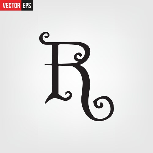 Elegant alphabet letters font Royalty Free Vector Image