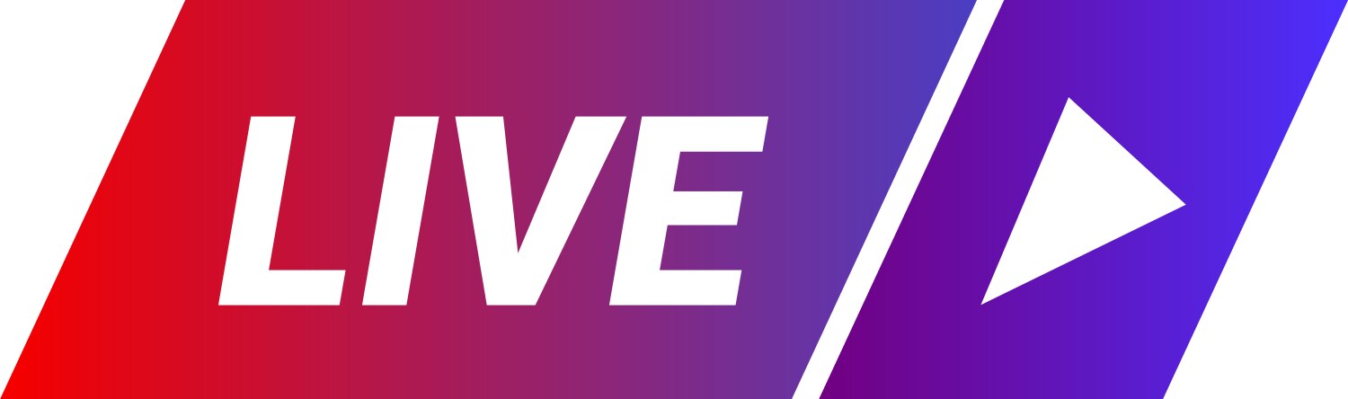 Purple and blue futuristic stream overlay stating Vector Image