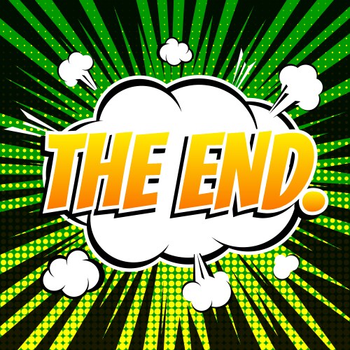 The End Cartoon Vector Images (over 7,400)