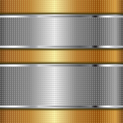 Metallic background Royalty Free Vector Image - VectorStock