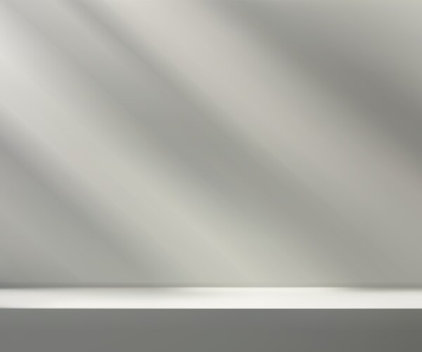 Empty studio room background with light shadow Vector Image