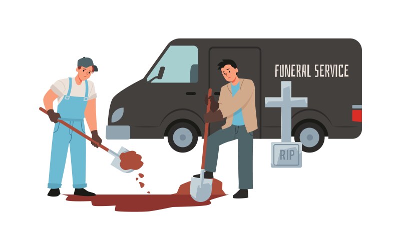 Funeral Service Vector Images (over 2,500)