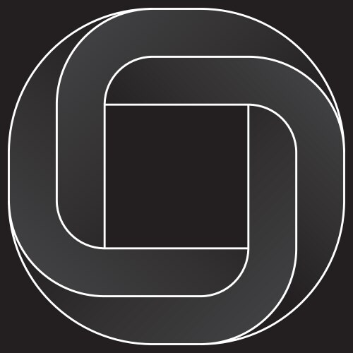 Impossible twisted heart icon Royalty Free Vector Image