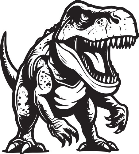 Dinosaur Black and White Vector Images (over 23,000)