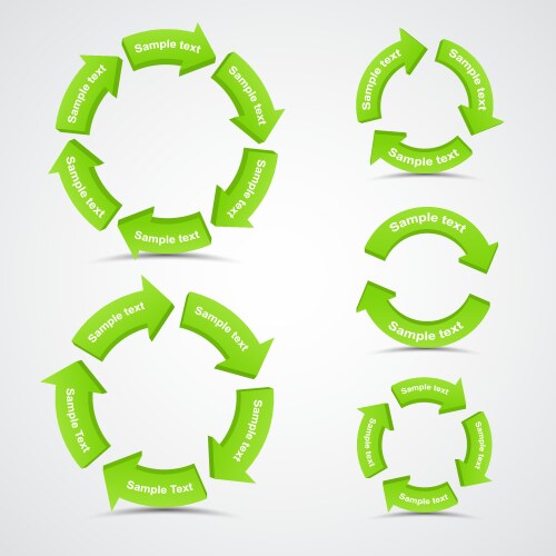 Circle with Six Arrows Vector Images (over 4,200)