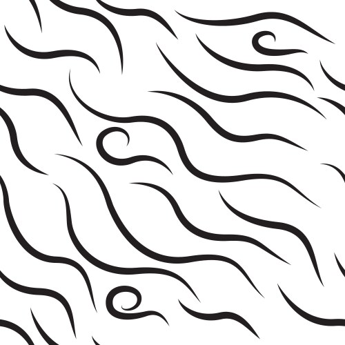 Curled hair strands Royalty Free Vector Image - VectorStock