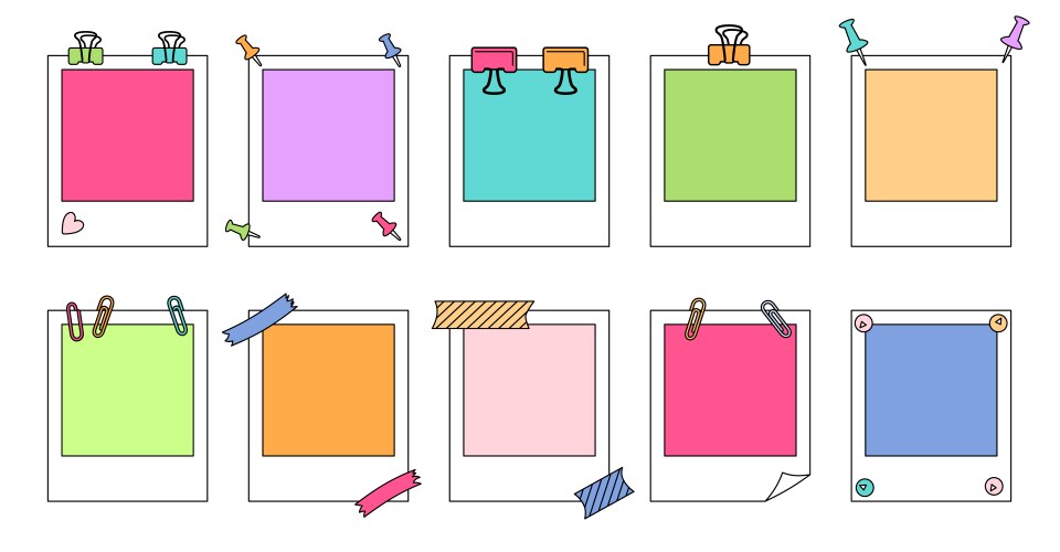 Cartoon Polaroid Vector Images (over 320)