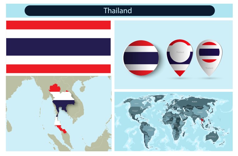 Political infographics made from maps and flags Vector Image