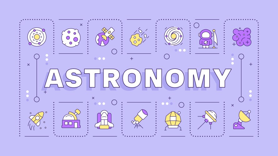 Mathematics word concepts banner presentation Vector Image