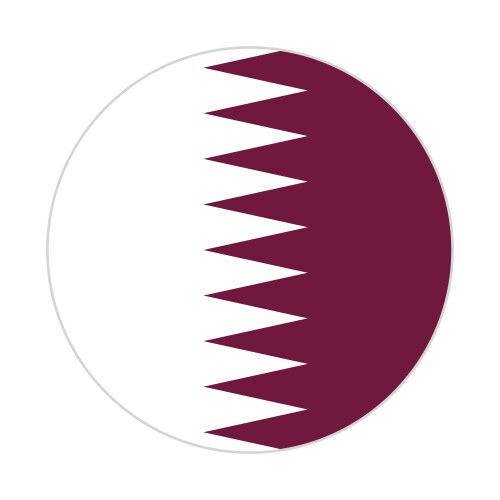 Qatar Round Flag Vector Images (over 500)