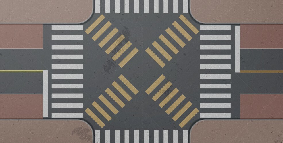 Intersection Top View Vector Images (over 590)