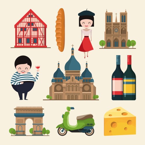 Baguette Cartoon French Vector Images (over 1,600)