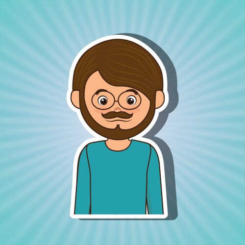 Parent avatar design Royalty Free Vector Image