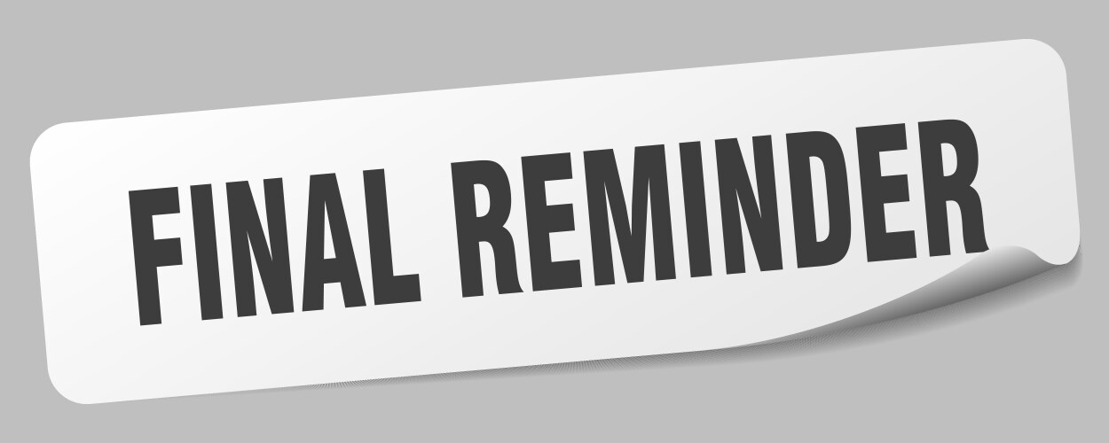 Final Reminder Vector Images (over 800)