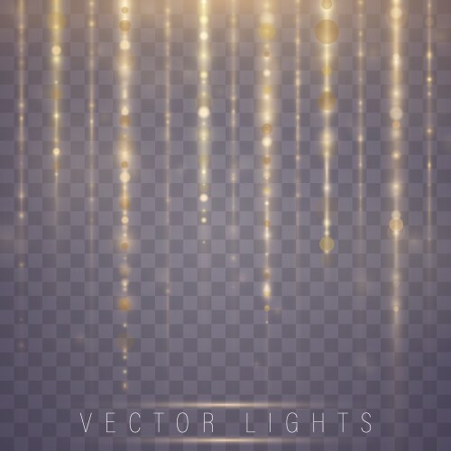 Magic light effect Royalty Free Vector Image - VectorStock