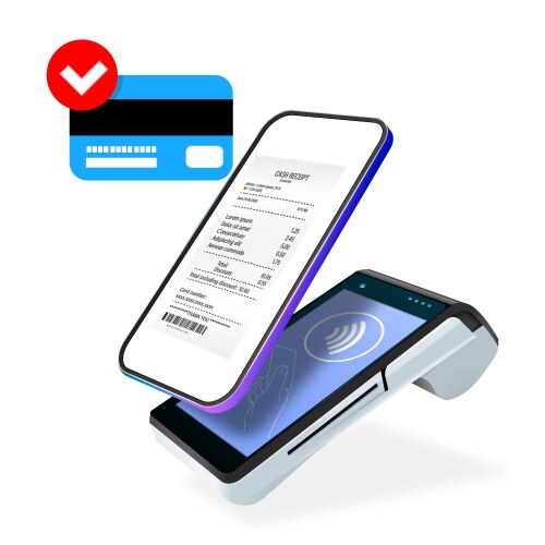 Realistic 3d payment wi-fi machine Royalty Free Vector Image