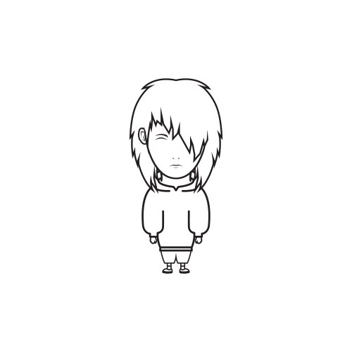 Emo Person Cartoon Vector Images (over 170)
