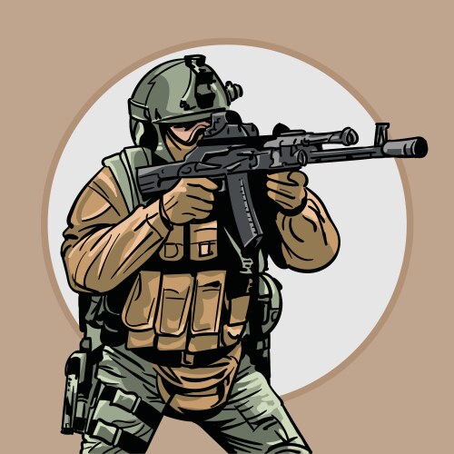 Military Soldier Vector Images (over 100,000)