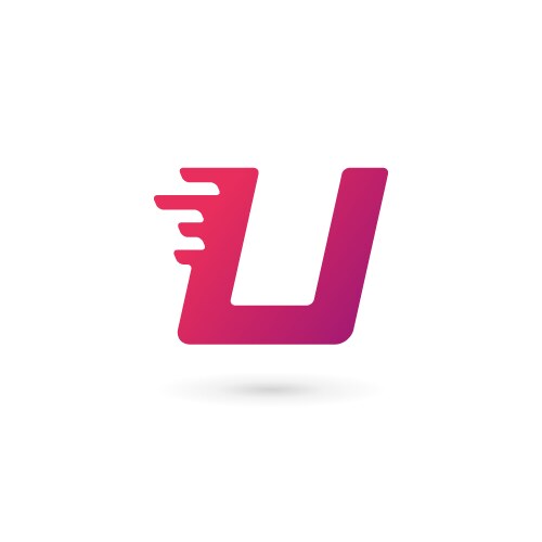Letter u logo design Royalty Free Vector Image