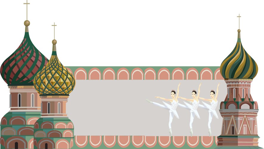 Russian border Royalty Free Vector Image - VectorStock