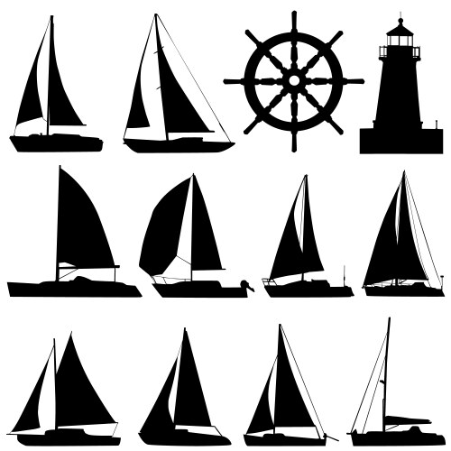 Sailing boat Royalty Free Vector Image - VectorStock