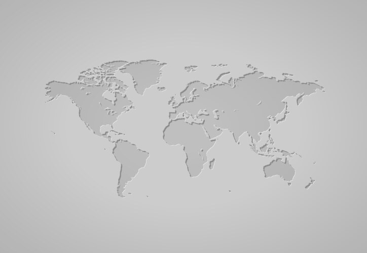 Gray World Map Vector Images (over 100,000)