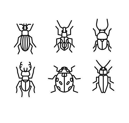 Insect Outlines Vector Images (over 55,000)