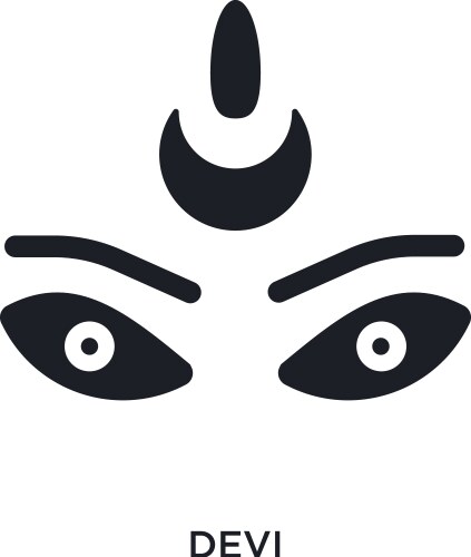 Black temple isolated icon simple element from Vector Image