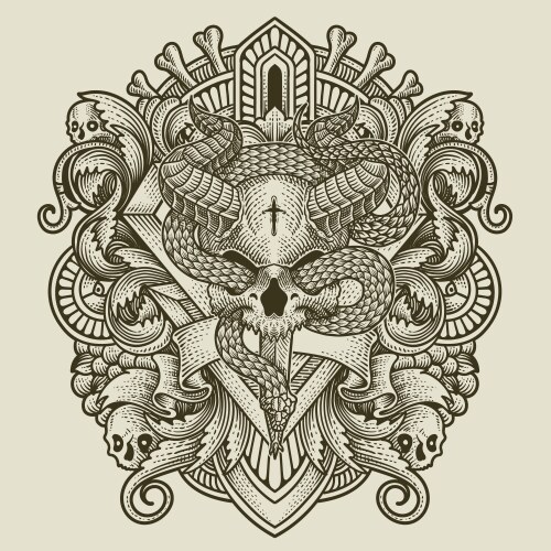 Demon Devil Border Vector Images (over 310)