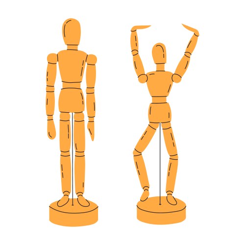 Mannequin Drawing Figure Vector Images (over 1,400)