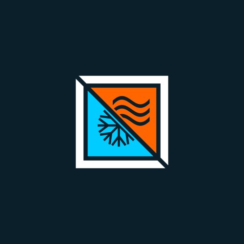 Heating and cooling logo Vector Images & Graphics for Commercial Use ...
