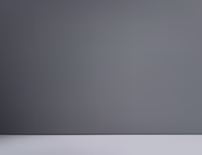 Light gray studio room background with spotlight Vector Image