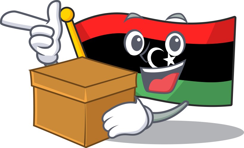 Box mascot cartoon Royalty Free Vector Image - VectorStock