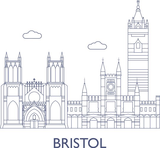 United kingdom icon set Royalty Free Vector Image