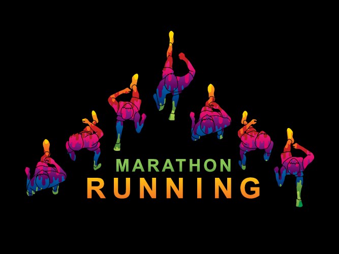 People Running Top View Vector Images (over 130)