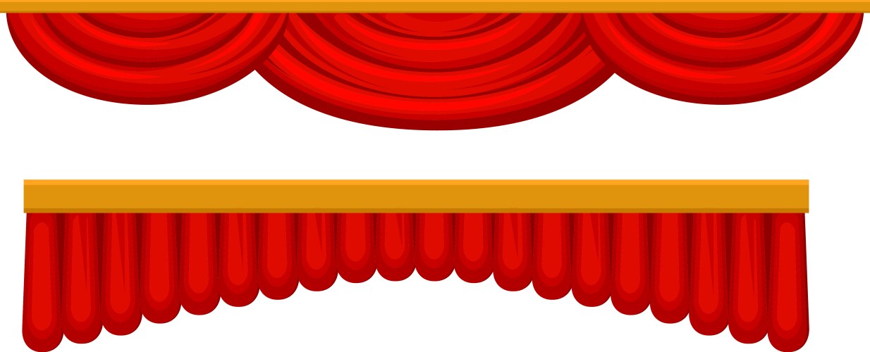 Curtain Pelmet Draped Vector Images (over 500)