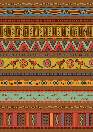 Australian pattern Royalty Free Vector Image - VectorStock