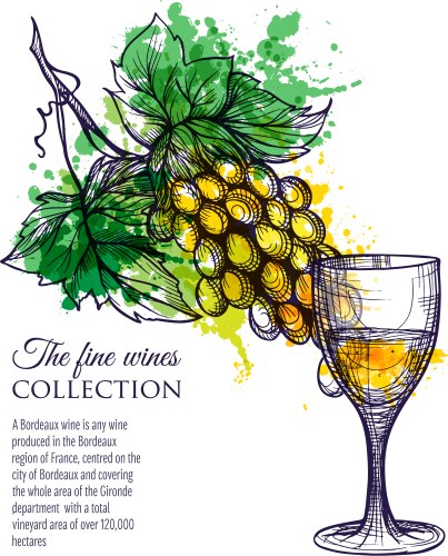 Mulled wine autumn drink Royalty Free Vector Image