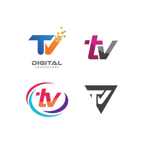 Tv logo Vector Images & Graphics for Commercial Use | VectorStock