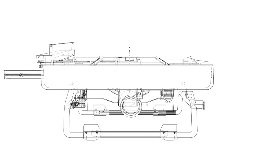 Table saw blueprints Royalty Free Vector Image