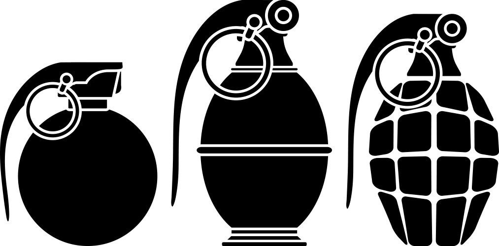 Grenade Royalty Free Vector Image - VectorStock