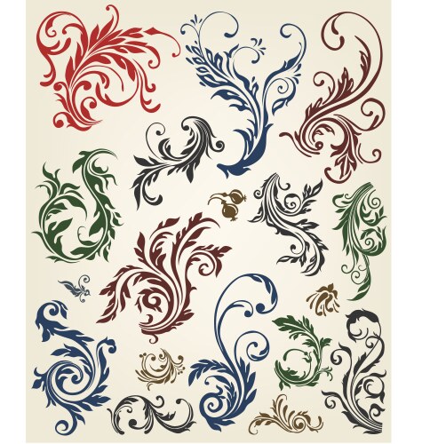 Design ornament elements Royalty Free Vector Image