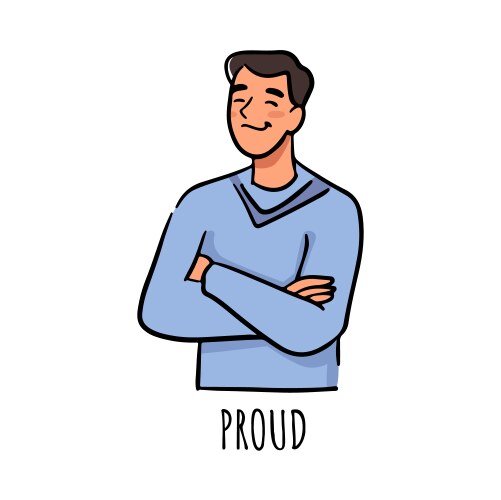 Proud Person Clipart