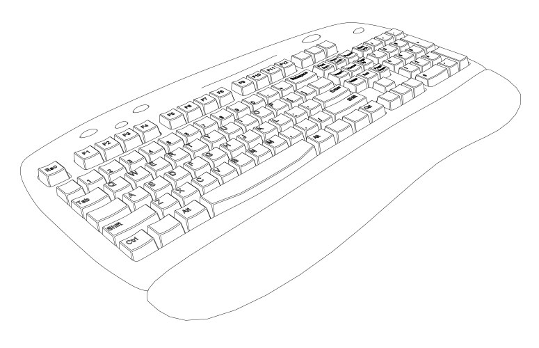 Computer Keyboard Outline Vector Images (over 14,000)
