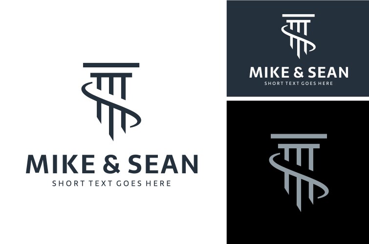 Letter m s logo monogram Vector Images & Graphics for Commercial Use ...