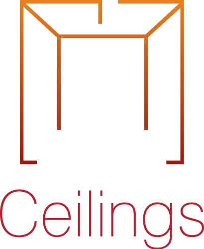Logo of the ceilings floors Royalty Free Vector Image