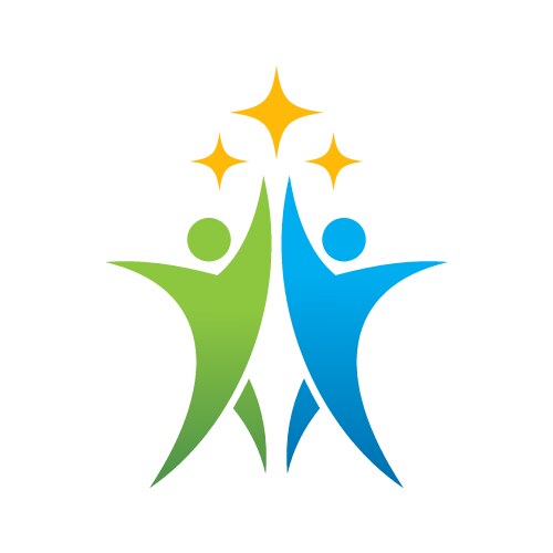 Diverse People Circle Logo Set Royalty Free Vector Image